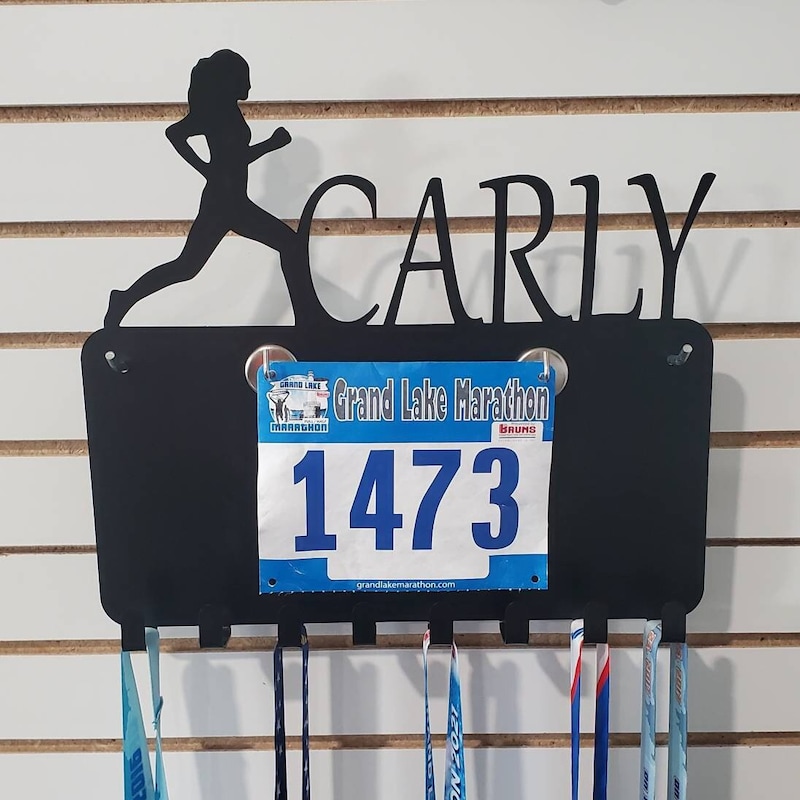 Running Medal Holder - Etsy