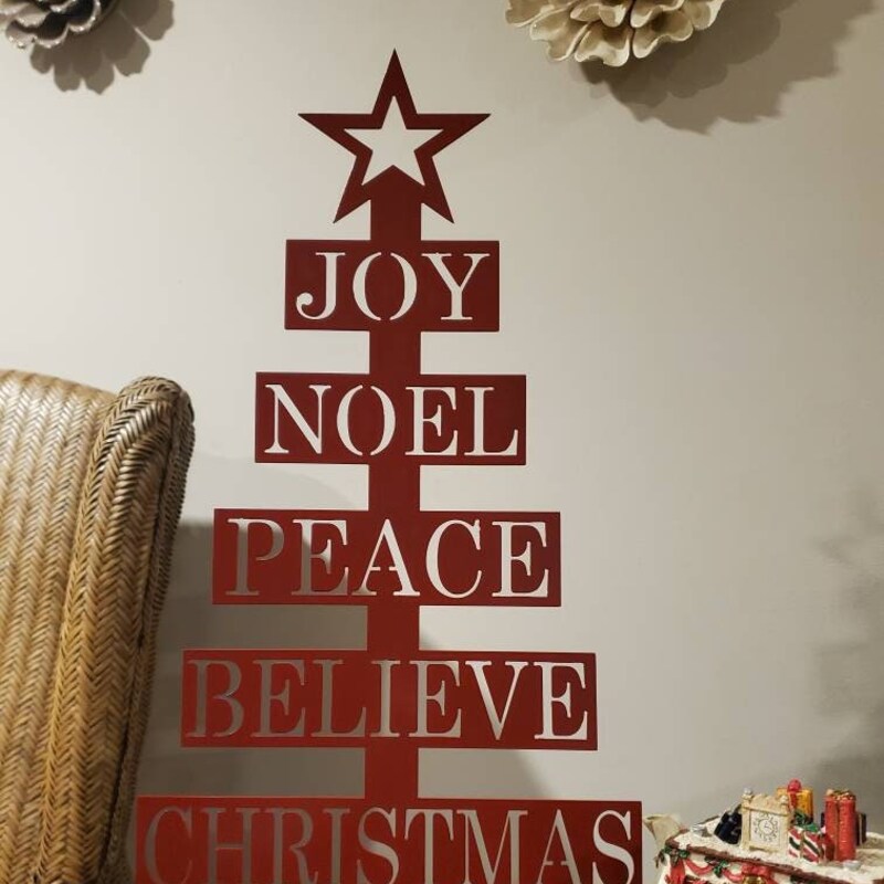 Christmas Metal Art - Etsy