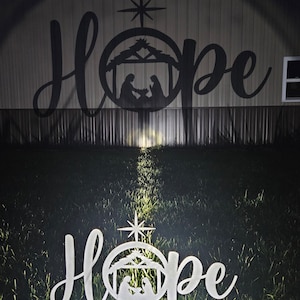 Joy Nativity Sign, Joy Yard Sign, Metal Nativity Scene, Christmas Yard ...