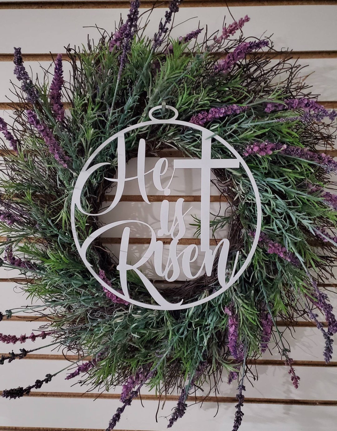 He is Risen Metal Sign, Easter Decoration, Faith Decor, He is Risen ...