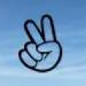 Peace Sign Metal, Peace Hand Sign, Garden Peace Sign, Peace Yard Stake ...