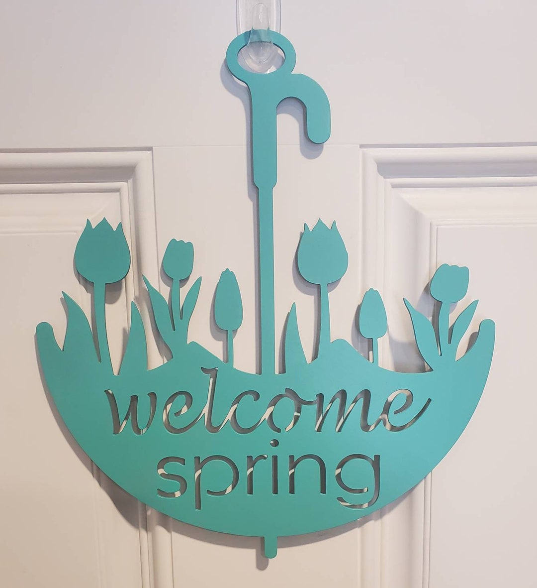Welcome Spring Metal Sign, Hello Spring Sign, Spring Decor, Spring Door ...