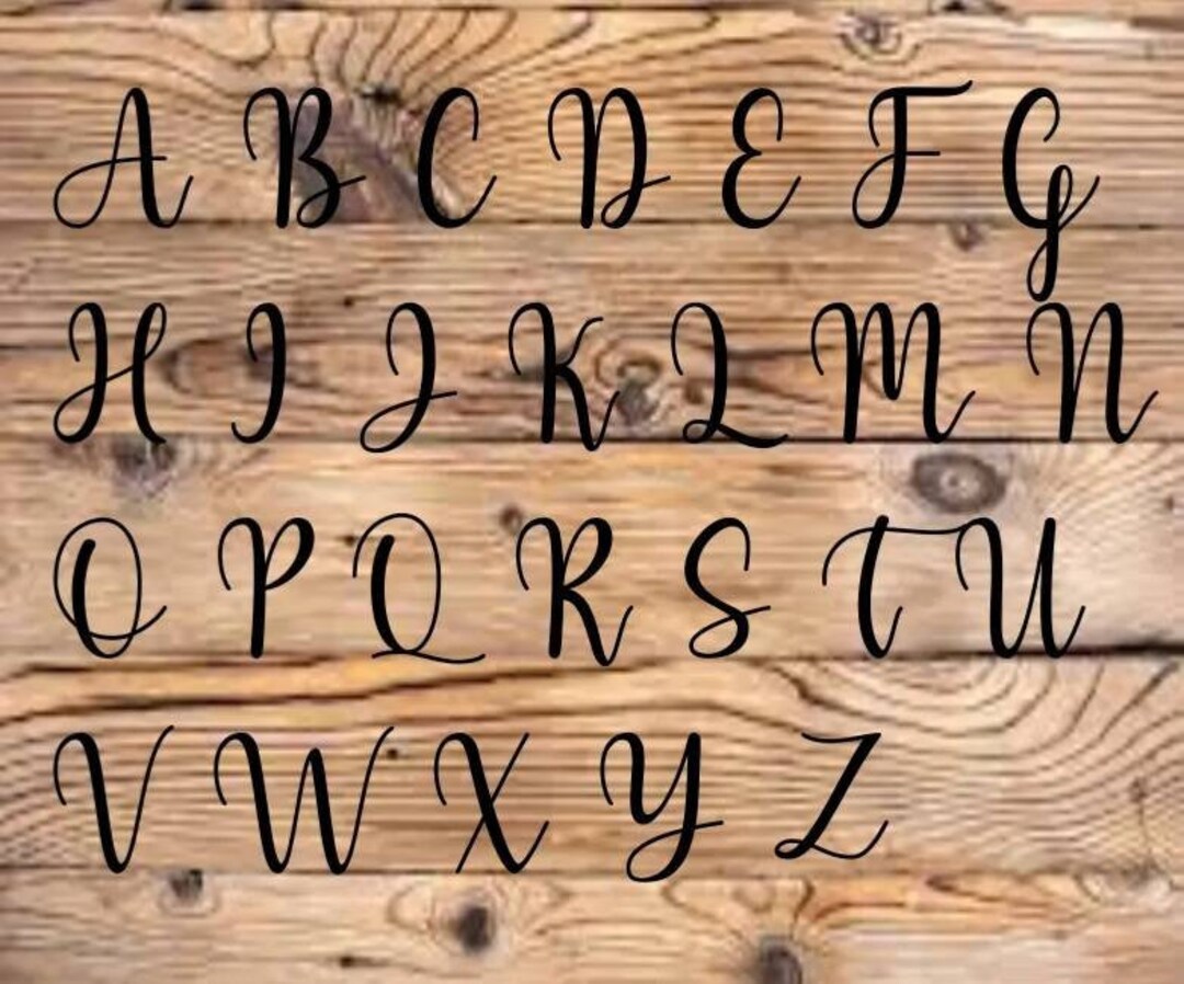 Script Metal Letters, Fancy Letters, Letters for Wall Decor, Large ...