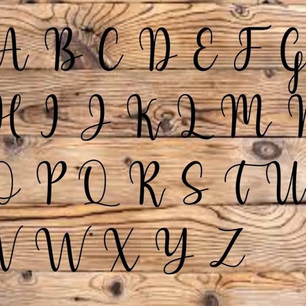 Fancy Letters - Etsy