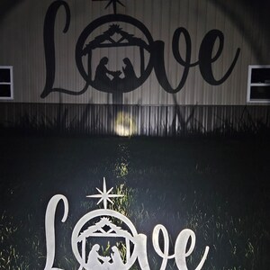 Joy Nativity Sign, Joy Yard Sign, Metal Nativity Scene, Christmas Yard ...