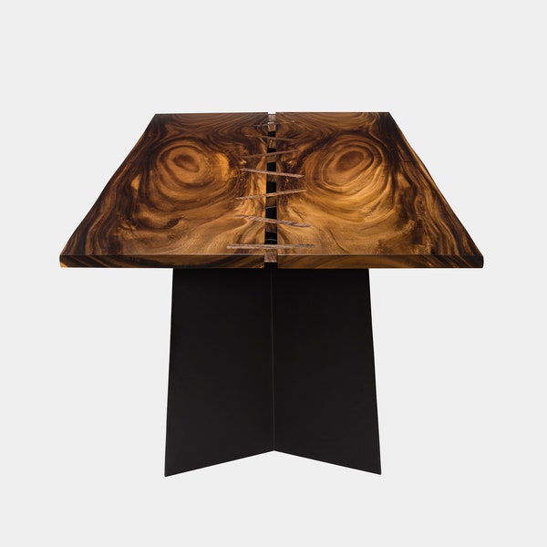 Bookmatched Table - Etsy