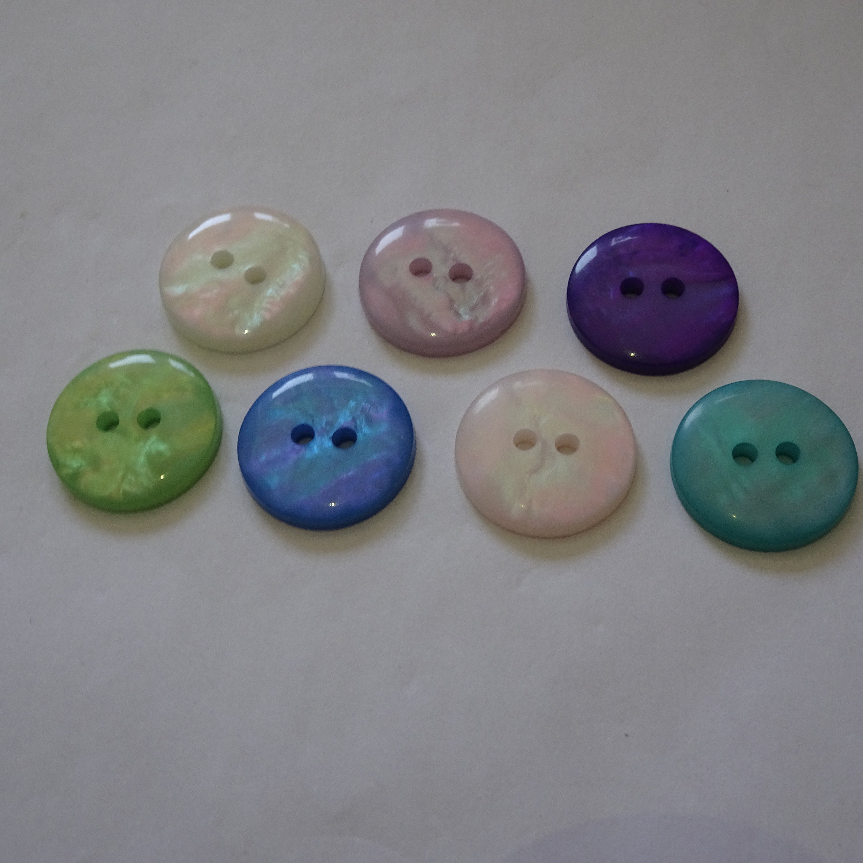 Iridescent Buttons Size 18mm 25mm Several Colours - Etsy