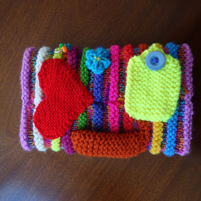 Hand Knitted Twiddle Muff - Etsy UK