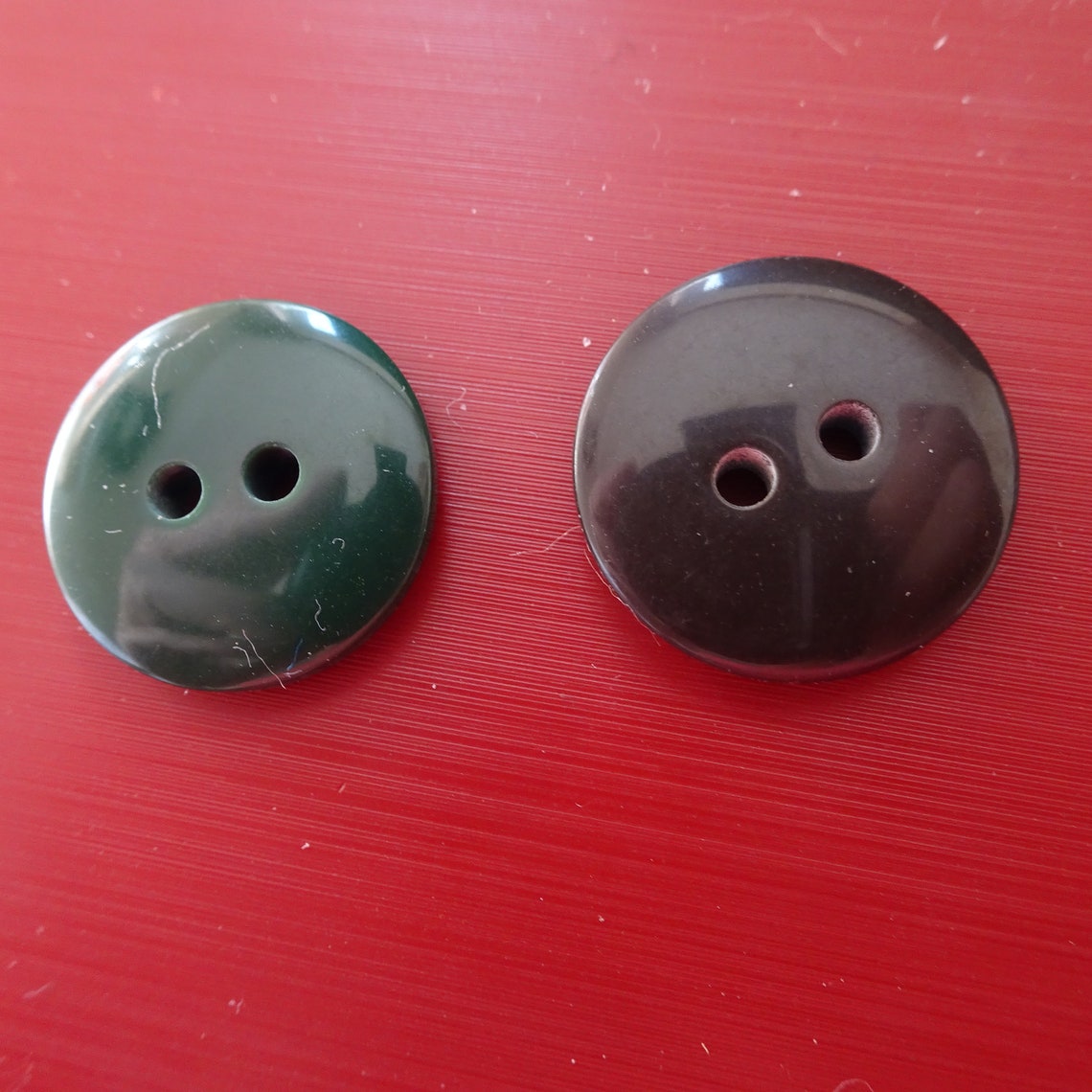Polished Double Dome Buttons - 2 Sizes , Various Colours - Sold In ...