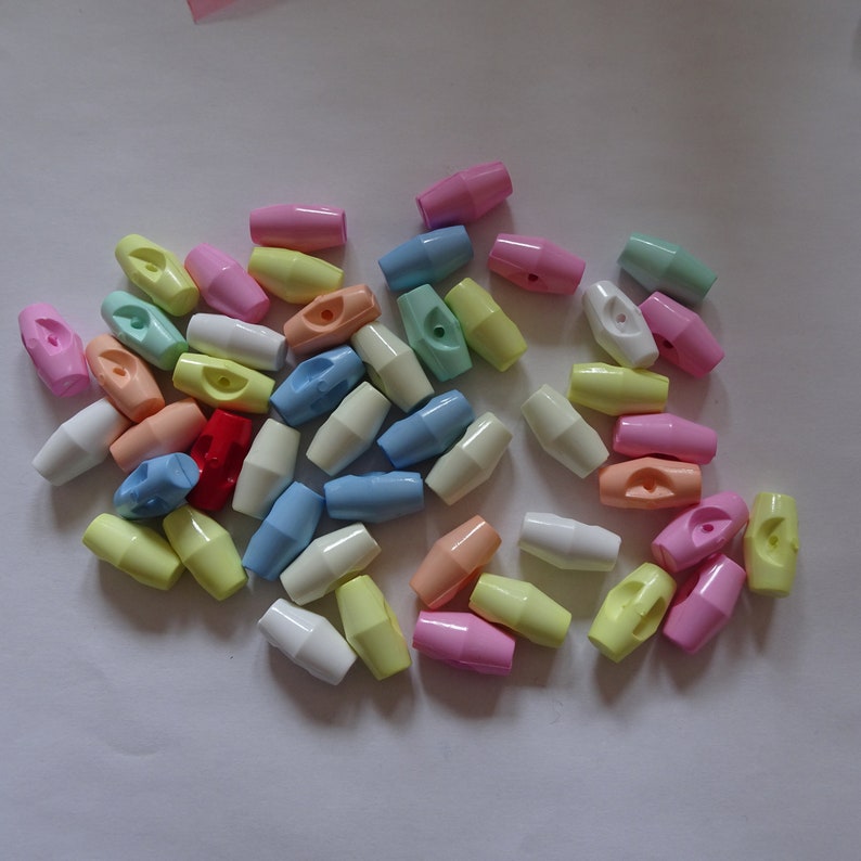 Baby Toggle Buttons Size 19mm Available in White Pink - Etsy UK