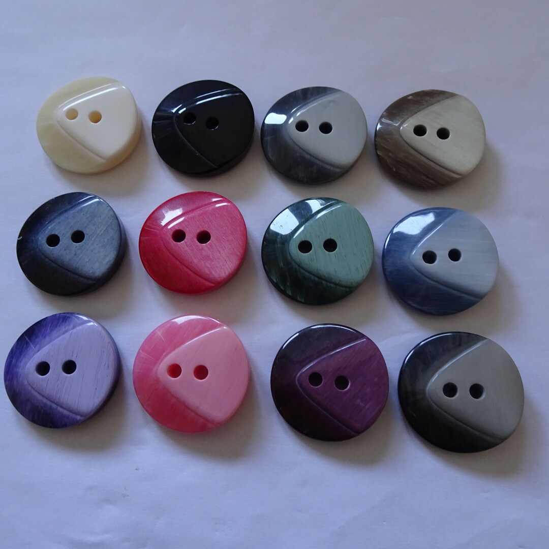 Chunky Two Tone Buttons - Various Colours/sizes - All Priced per Pkt 5 ...
