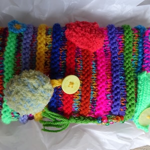 Hand Knitted Twiddle Muff - Etsy UK