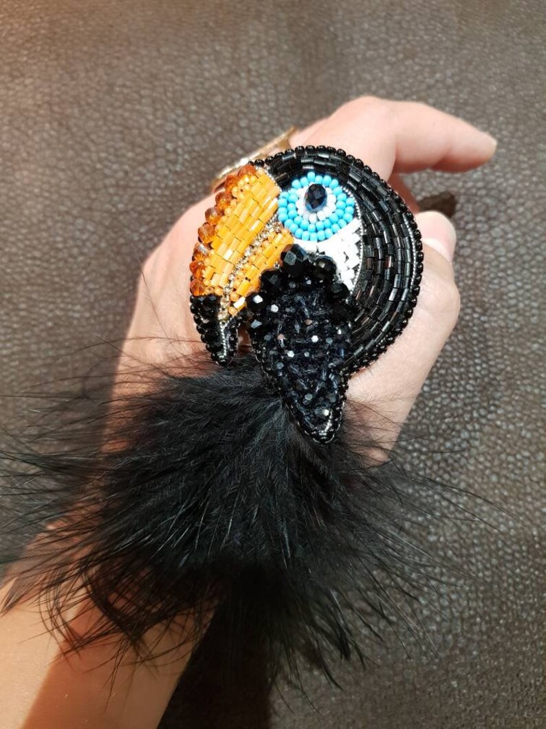 Beaded Toucan Bird - Etsy