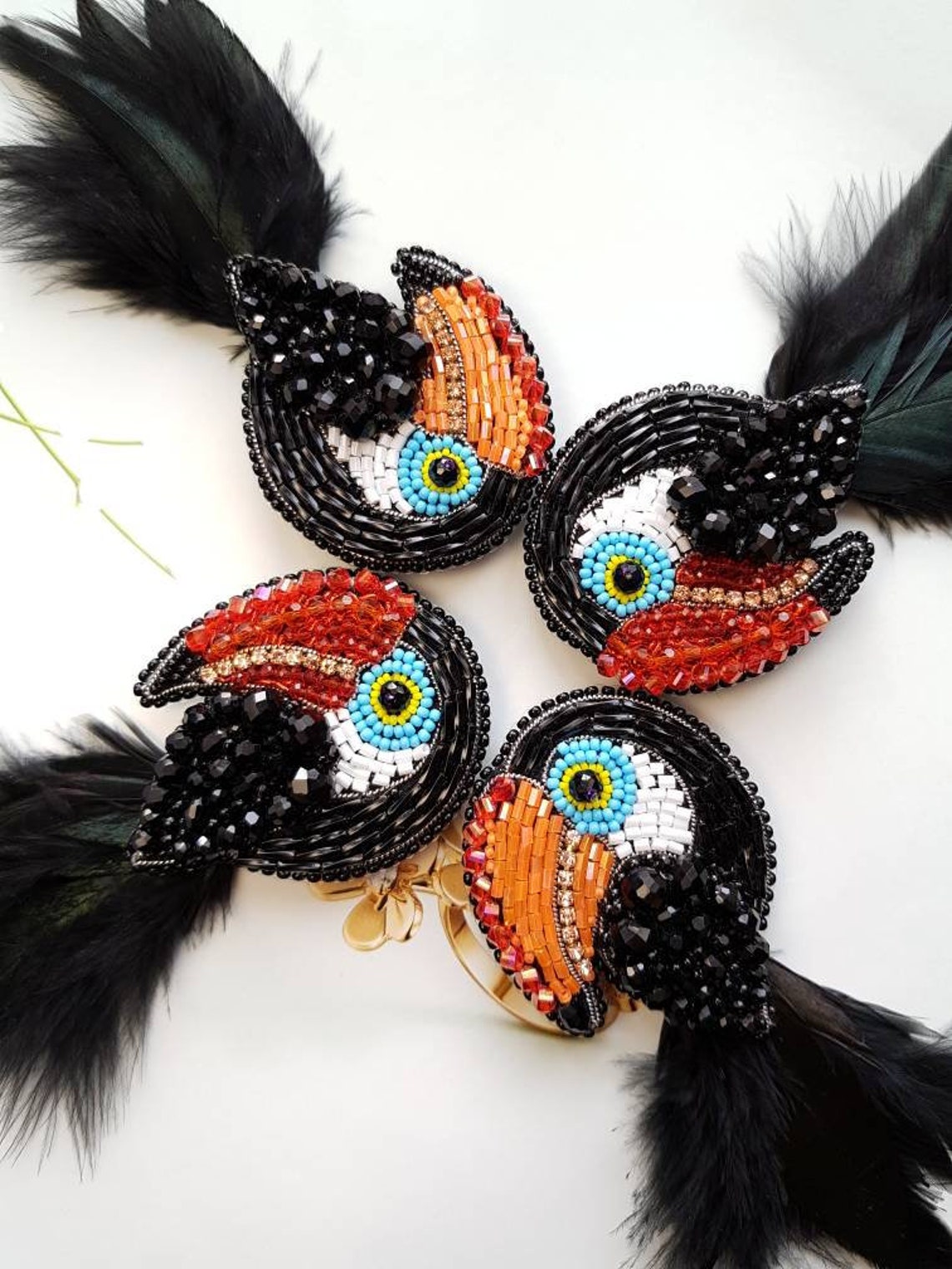 Beaded Toucan Bird - Etsy