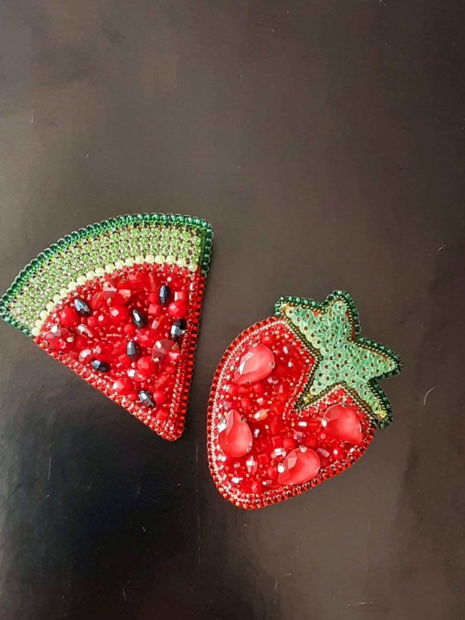 Trendy Handmade Fruit Brooch - Etsy