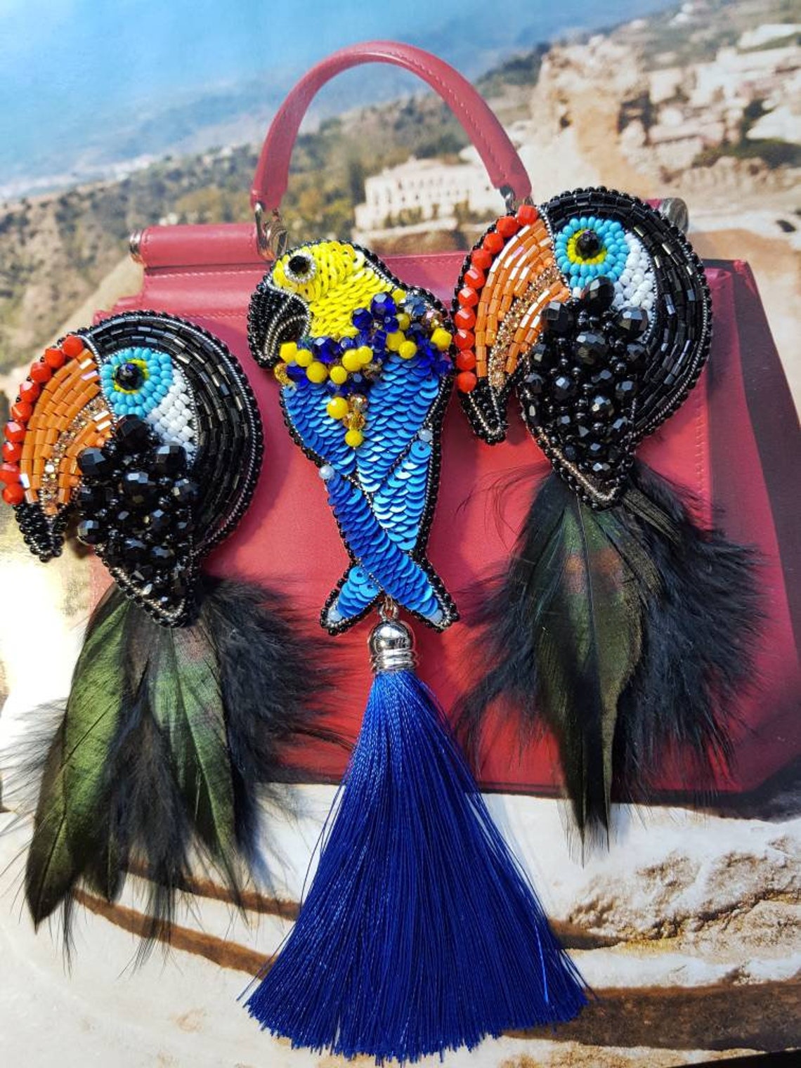 Beaded Toucan Bird - Etsy