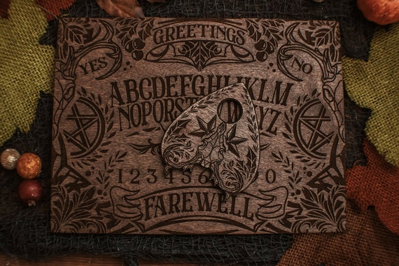 Winter Solstice Spirit Board Ouija Board With Planchette | Etsy