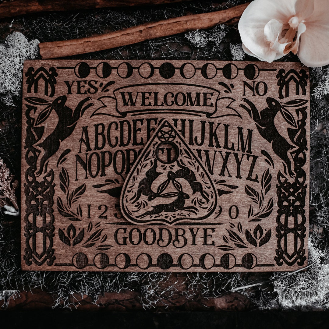 Spring Equinox Spirit Board, Ouija Board With Planchette, Talking Board ...