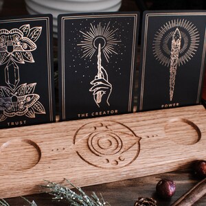 Evil Eye Tarot/oracle/meditation Card Holder Tarot Card - Etsy