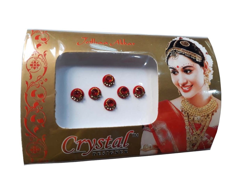 20set Long Tikka Face Accessory Red Forhead Tikka Bindi Indian Kumkum ...