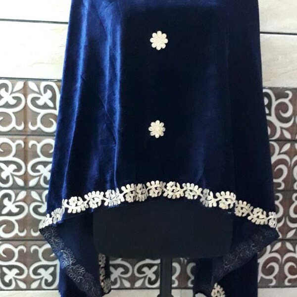 Indian Dupatta Blue Color - Etsy