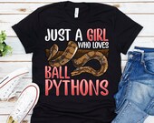 Ball Python Tshirt Ball Python Shirts for Girls Ball Python - Etsy