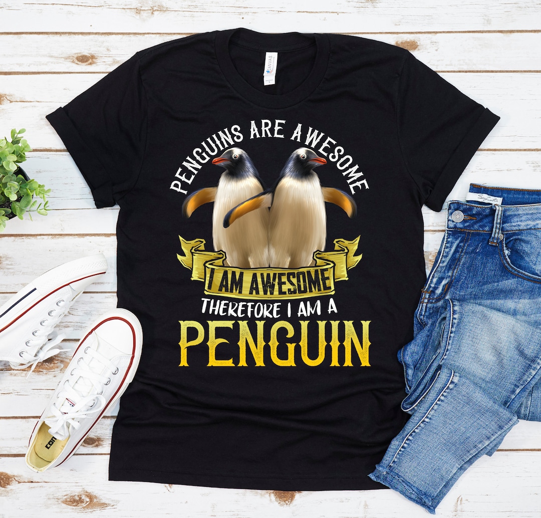 Penguin Shirt, Penguin Tshirt, Penguin Shirt Kids, Girls Penguin Shirt ...