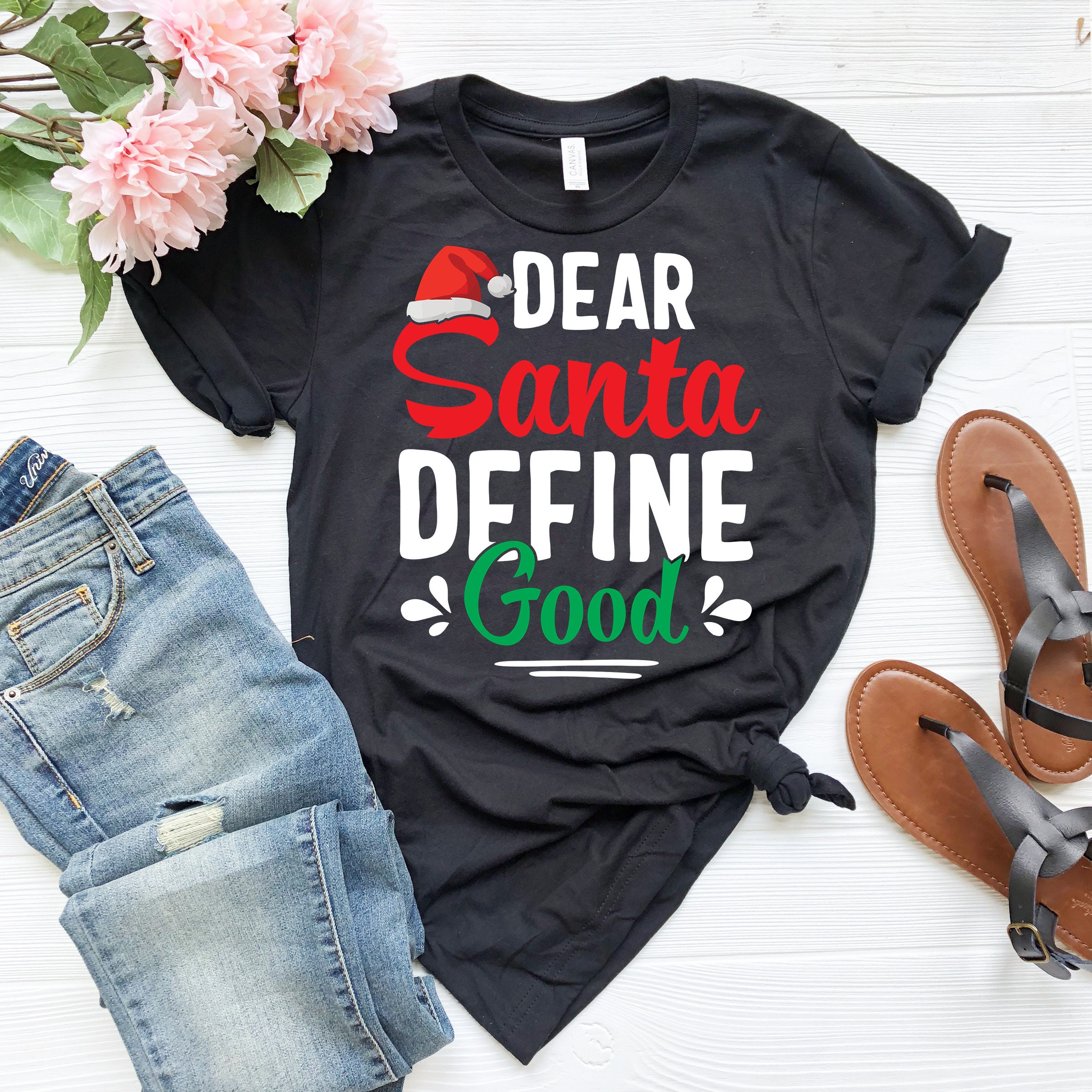 Christmas T Shirt, Ugly Christmas Shirt, Christmas T-shirt, Xmas Santa ...