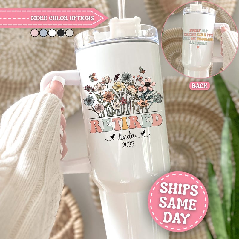 Retirement Gift Tumblers - 60+ Gift Ideas for 2026