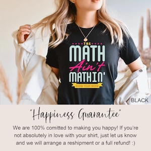 Math Teacher Shirt, Funny Math Teacher Gift, Teacher Appreciation Shirt ...