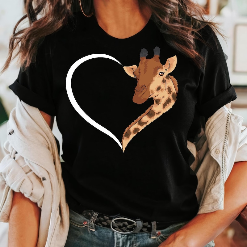 Giraffe T Shirt - Etsy