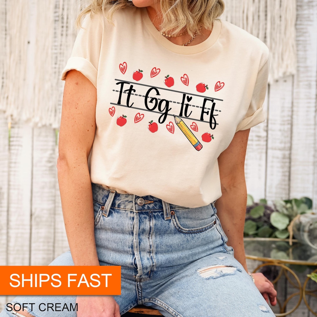 Teacher Shirt, Kindergarten Teacher Gifts, Teacher Back to School Shirt ...