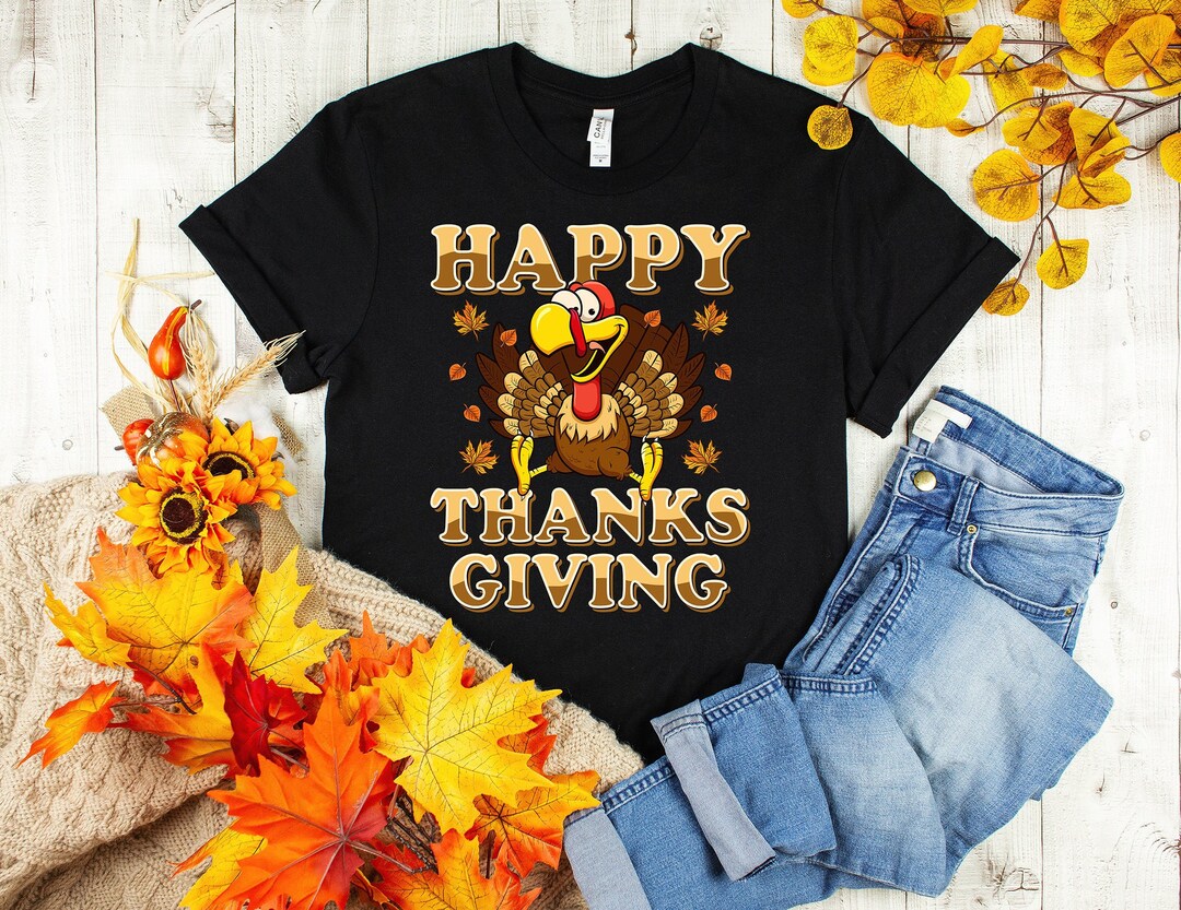 Happy Thanksgiving Shirt Happy Thanksgiving Turkey Shirts - Etsy