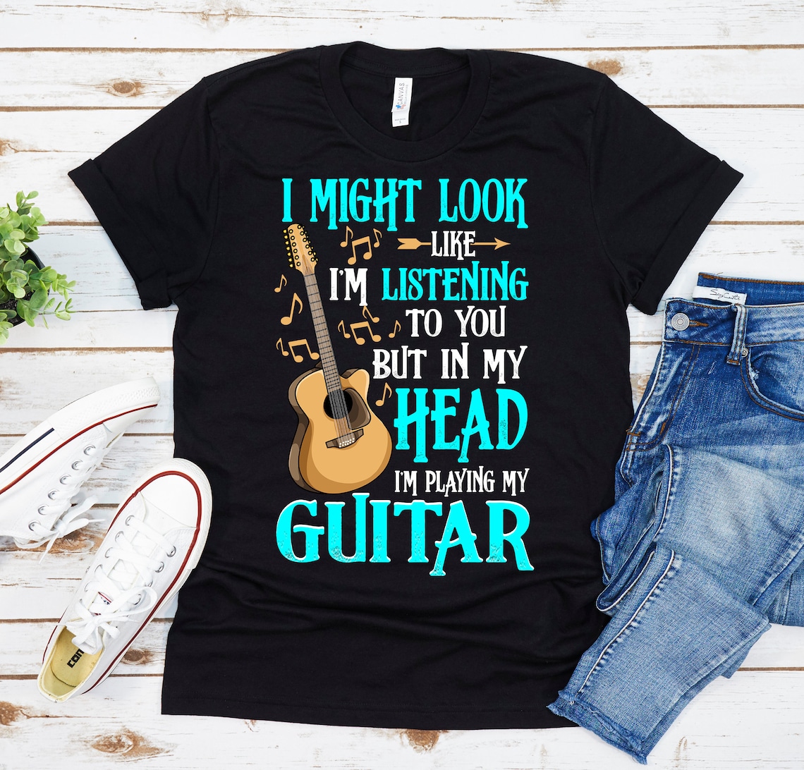 Funny Guitar T-shirt, Guitar Shirts for Men, Guitar Shirt Women ...