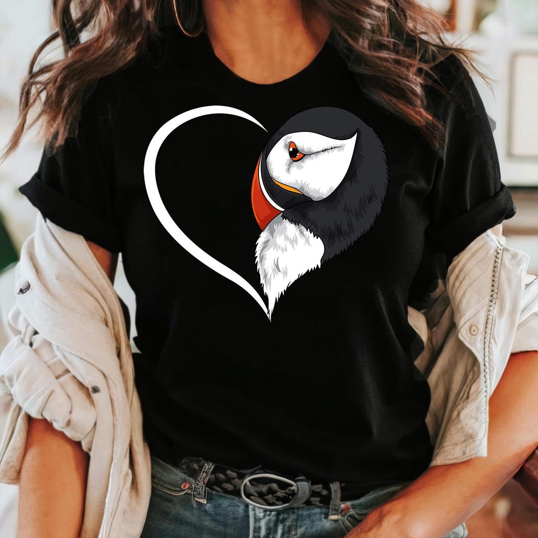 Puffin Shirt Women, Puffin Gifts, Puffin Tshirt Girls, Puffin T Shirt ...