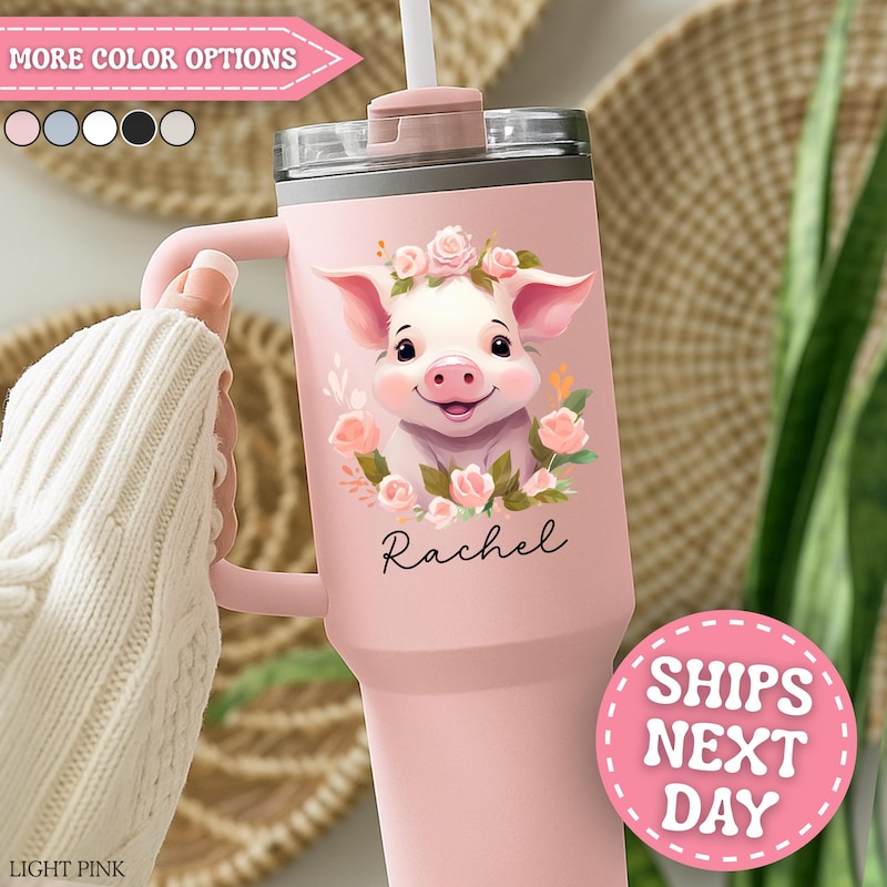 Cute Pig Waterbottles - Etsy