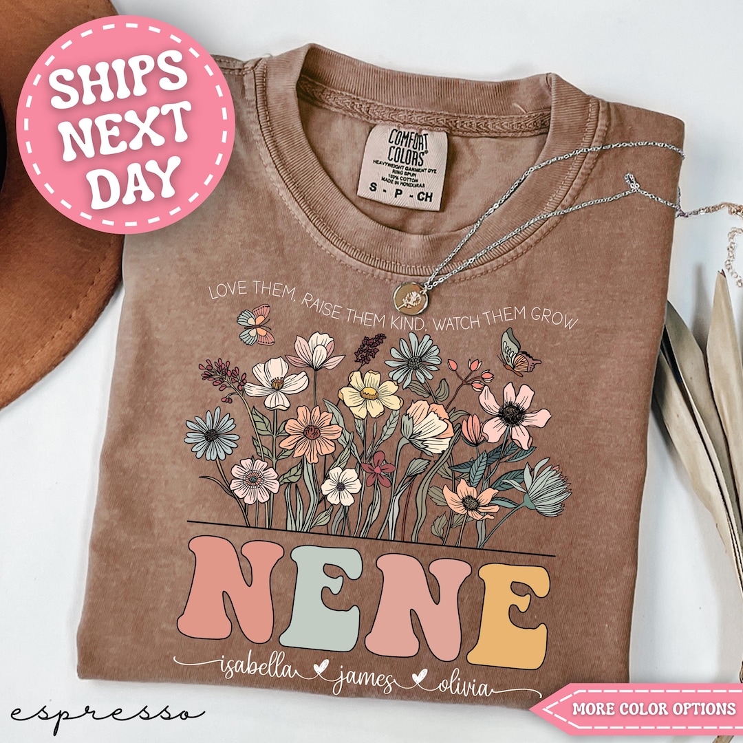 Comfort Colors® Custom Nene Shirt Personalized Nene Gifts for Nene ...