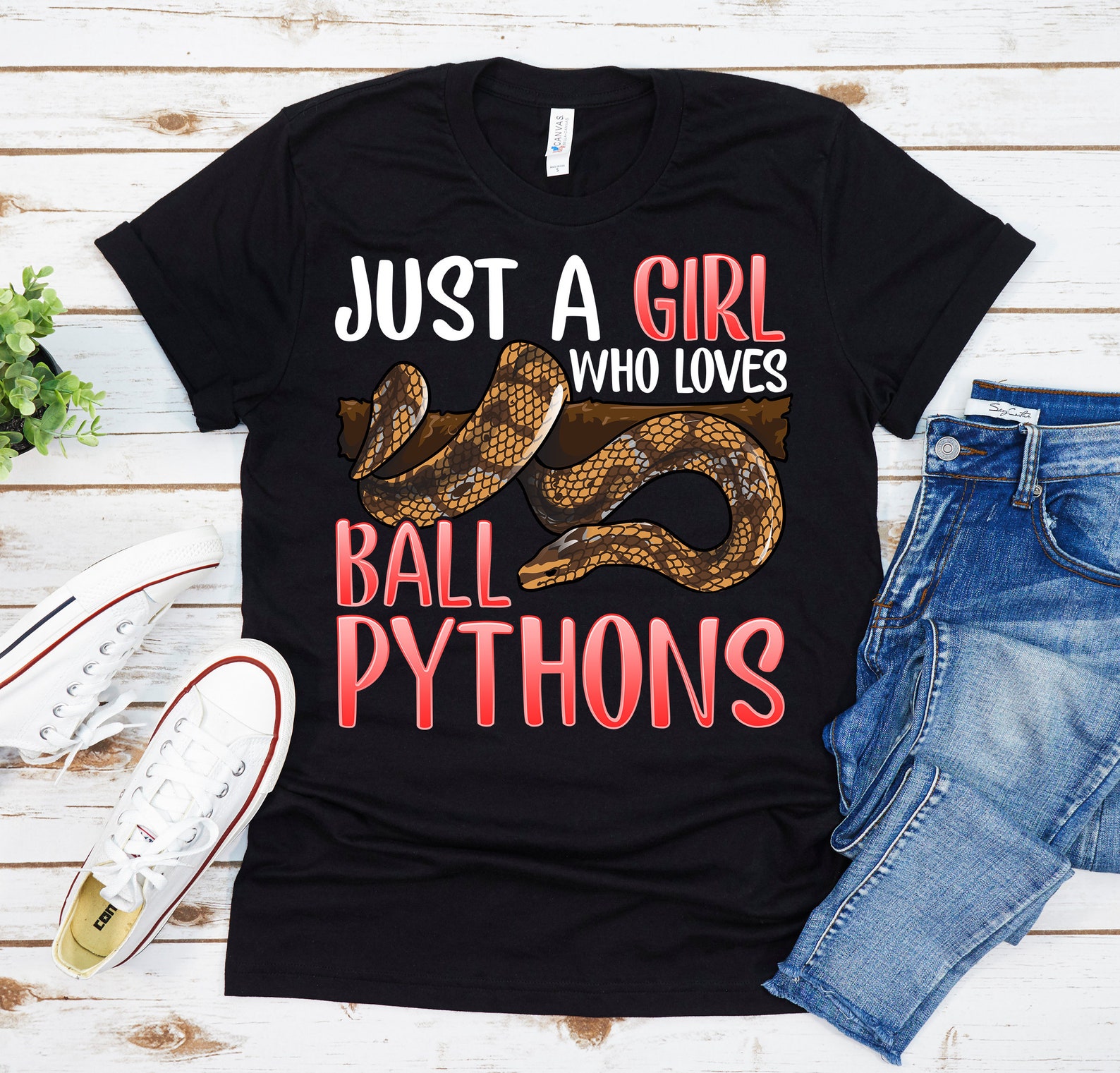Ball Python Tshirt Ball Python Shirts for Girls Ball Python - Etsy