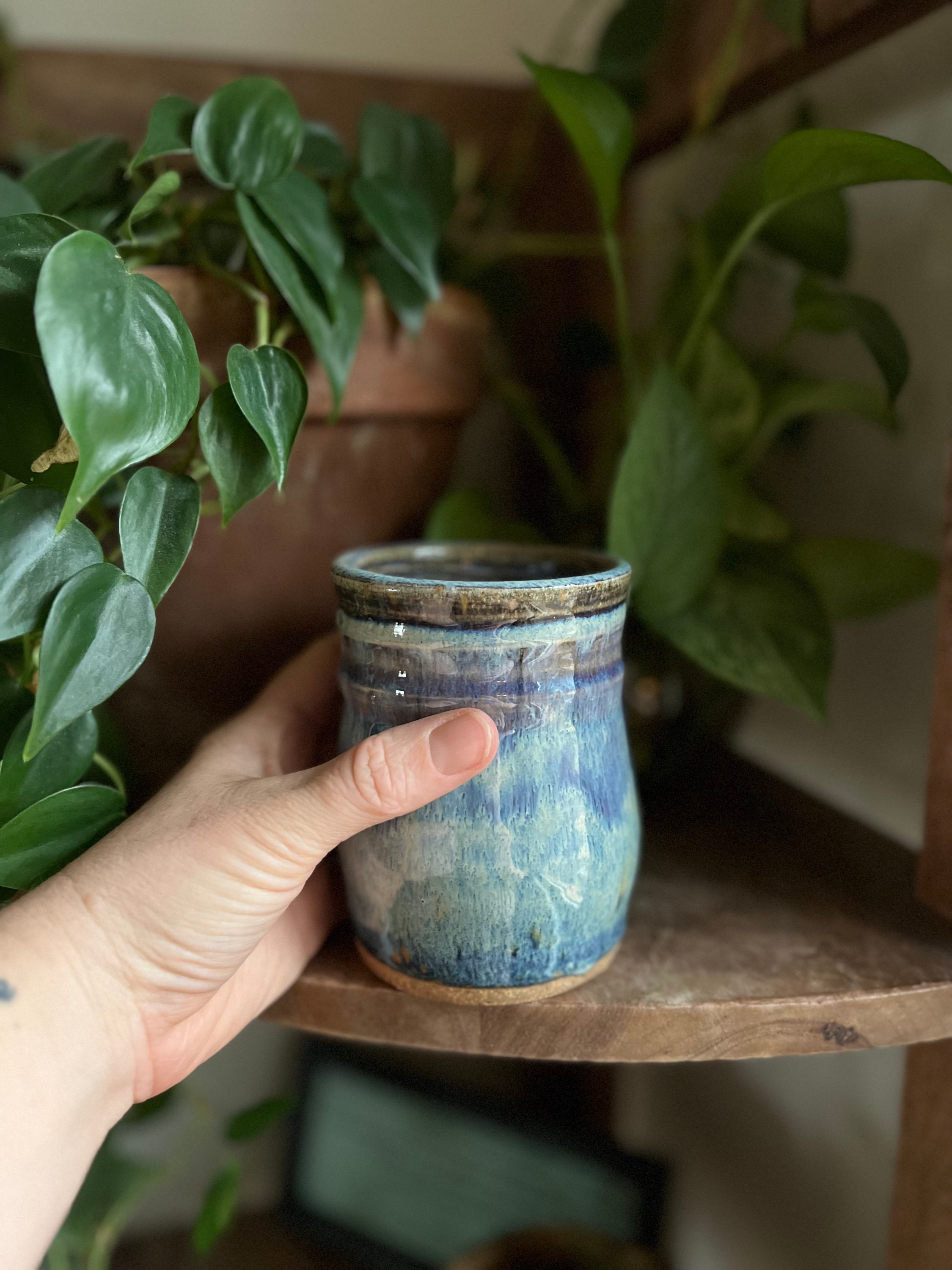 Cute Handless Portly Mug - Etsy