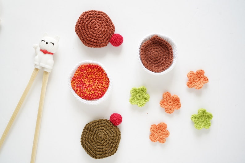 Crochet Pattern - Asian Crochet Dinette - Amigurumi - Etsy