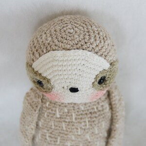 Giant and Little Sloth - the Sloth Duo - English & French Pattern ...