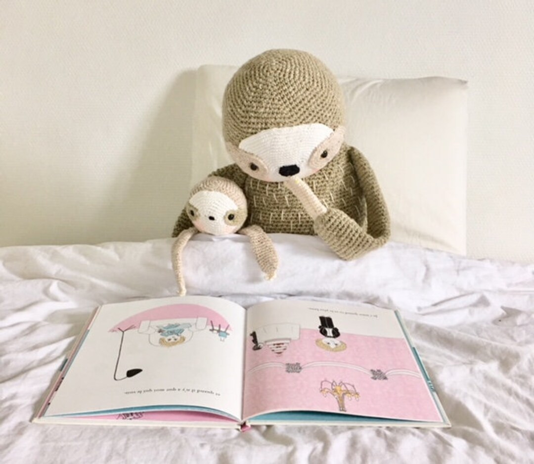 Giant and Little Sloth - the Sloth Duo - English & French Pattern ...
