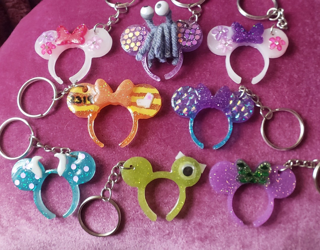 Monsters Inc Mickey Headband Keychains - Etsy