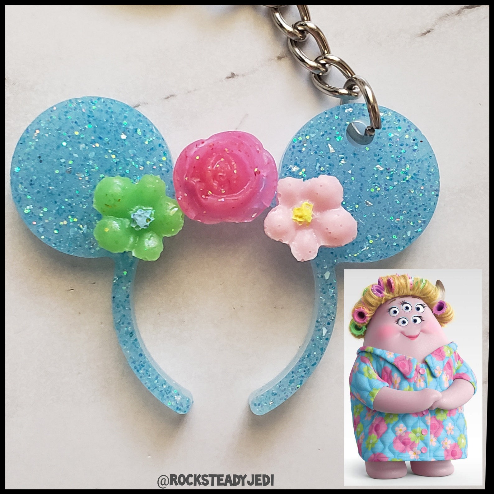 Monster's University Squishy's Mom Headband Keychain - Etsy