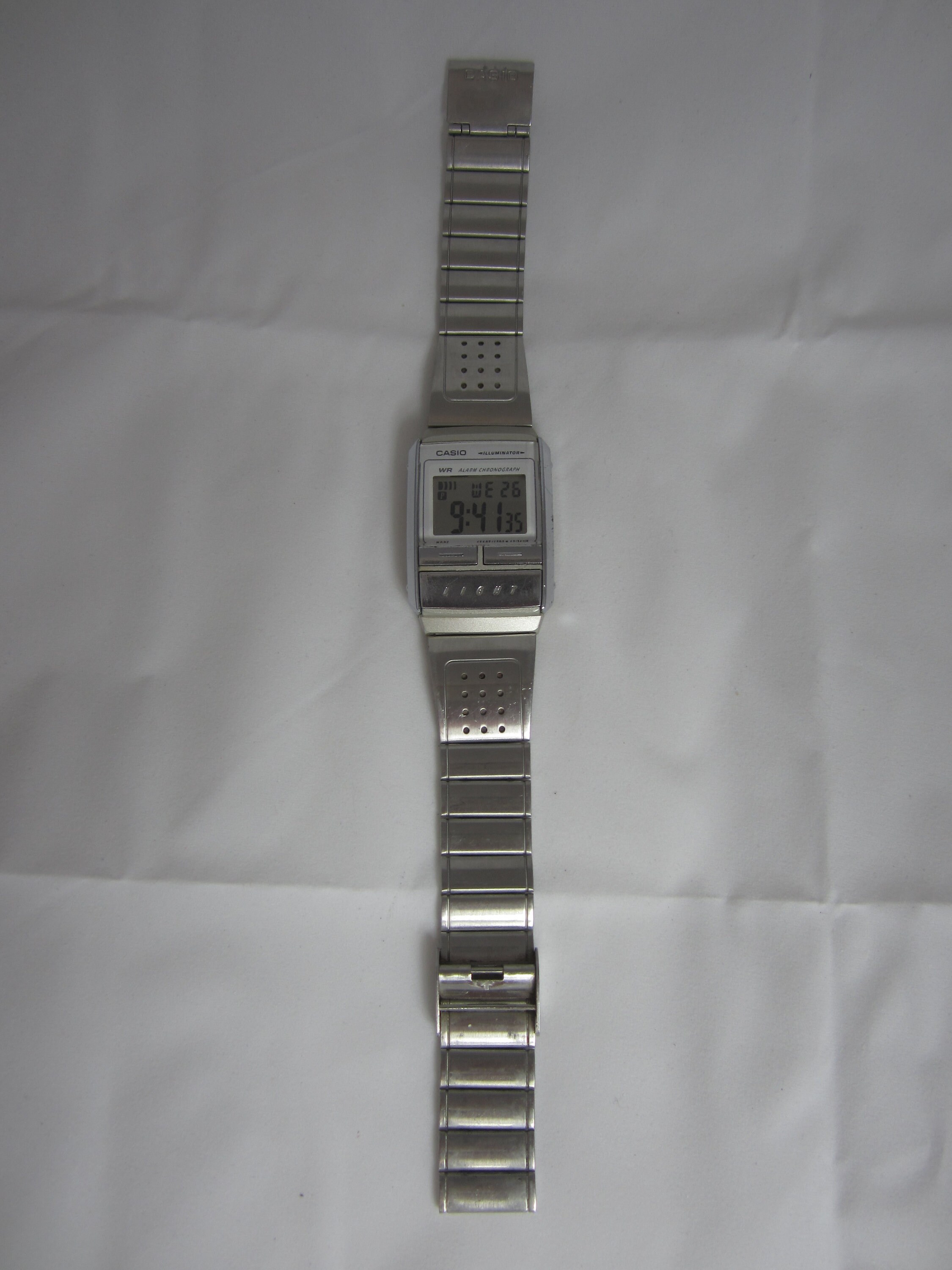 Early Retro Casio Illuminator Digital LCD Multi Function Data Bank ...