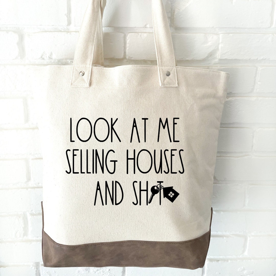 Real Estate Agent Tote Bag | Realtor Agent Gift | Personalized Gift for ...