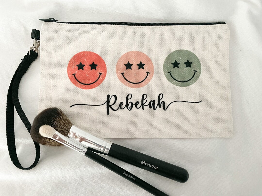 Graduation Girl Gifts Accessory Pouch personalized Smile Happy Face ...