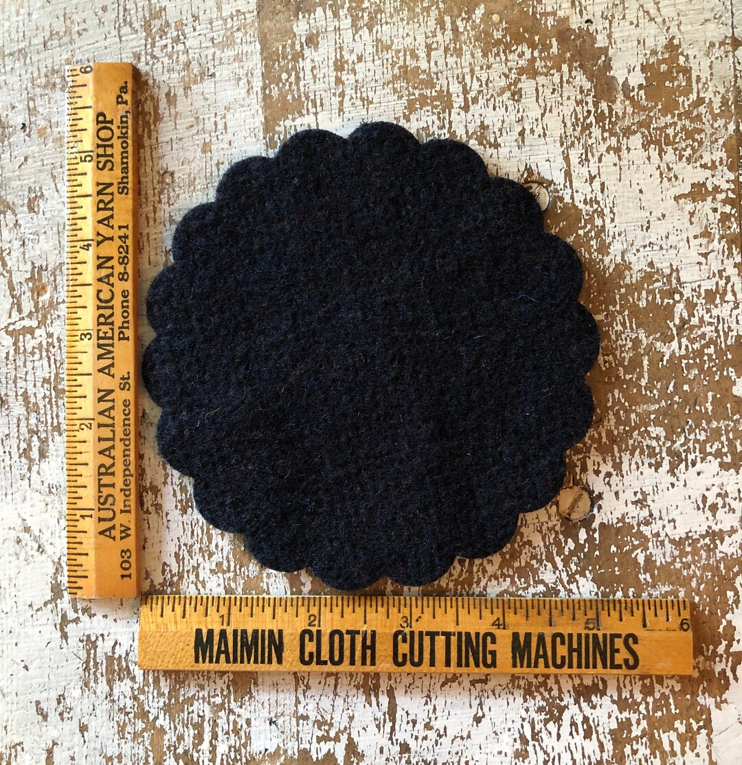 Pre Cut Mill Dyed 5 1/4" Round Scallops - Etsy