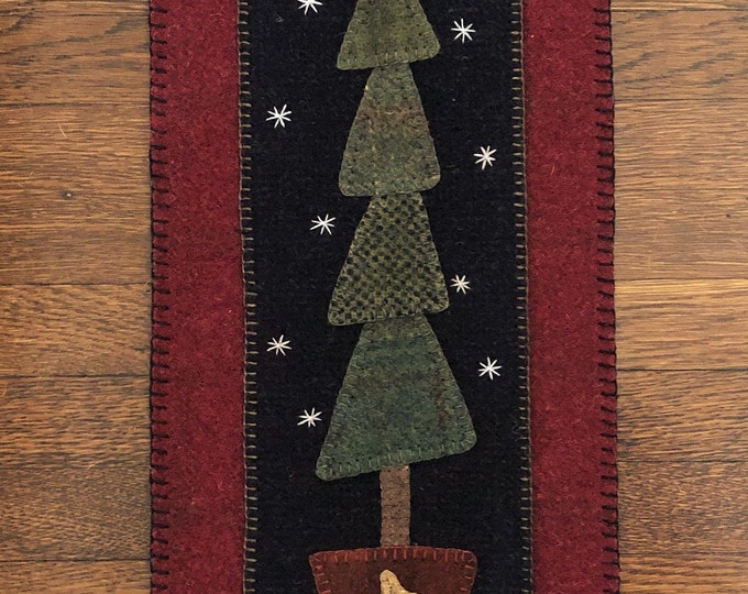 Wool Applique Kit "my Christmas Tree" - Etsy
