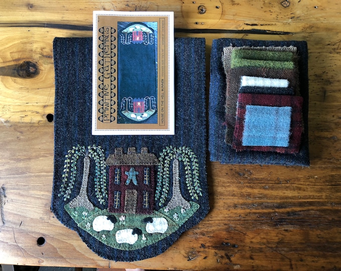 Wool Applique Kit 3 Vintage Tree Ornaments - Etsy